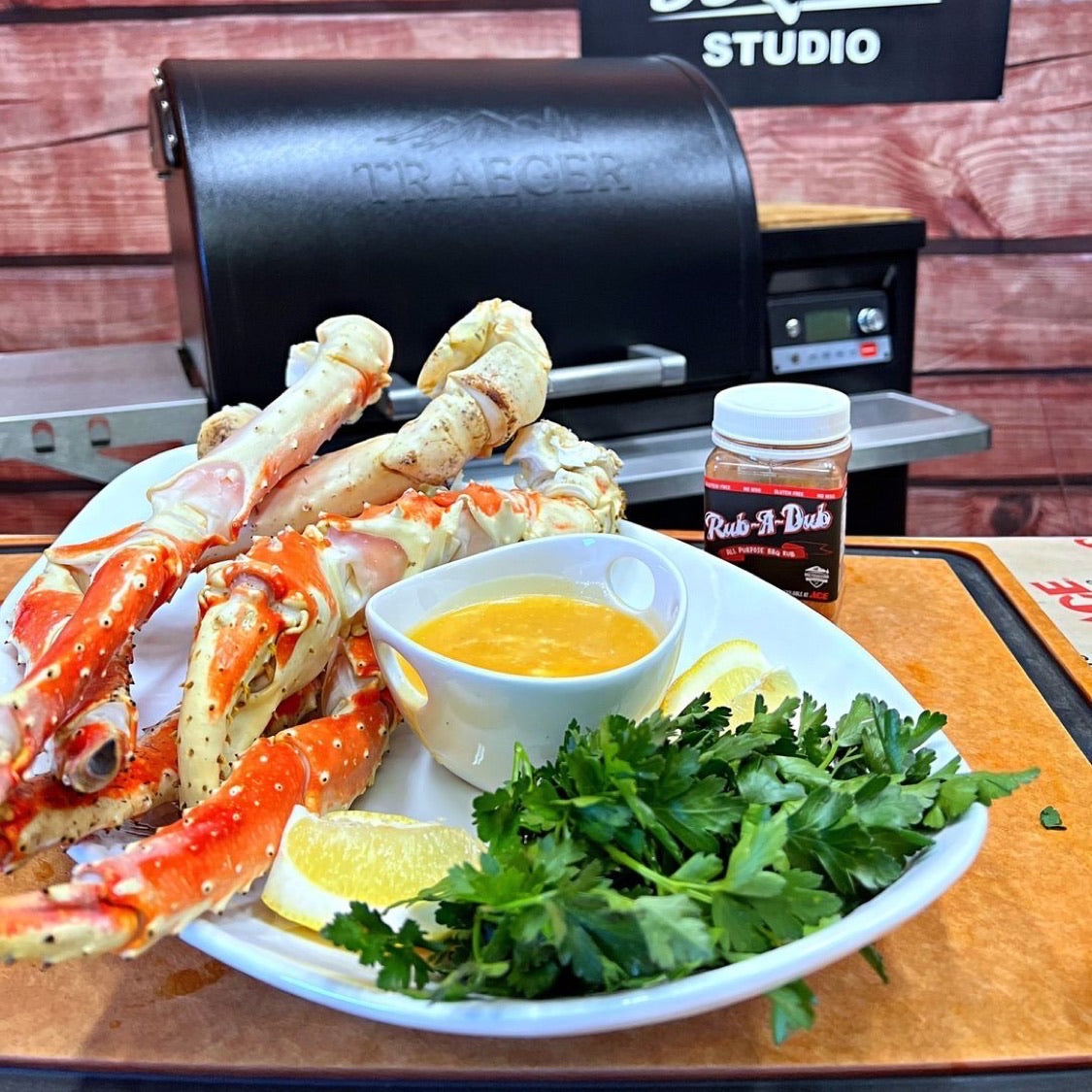 how to cook crab bbq